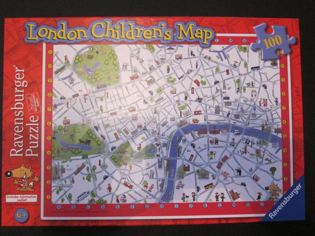 Ravenburger Puzzle Club: London Children’s Map 100 piece jigsaw ...