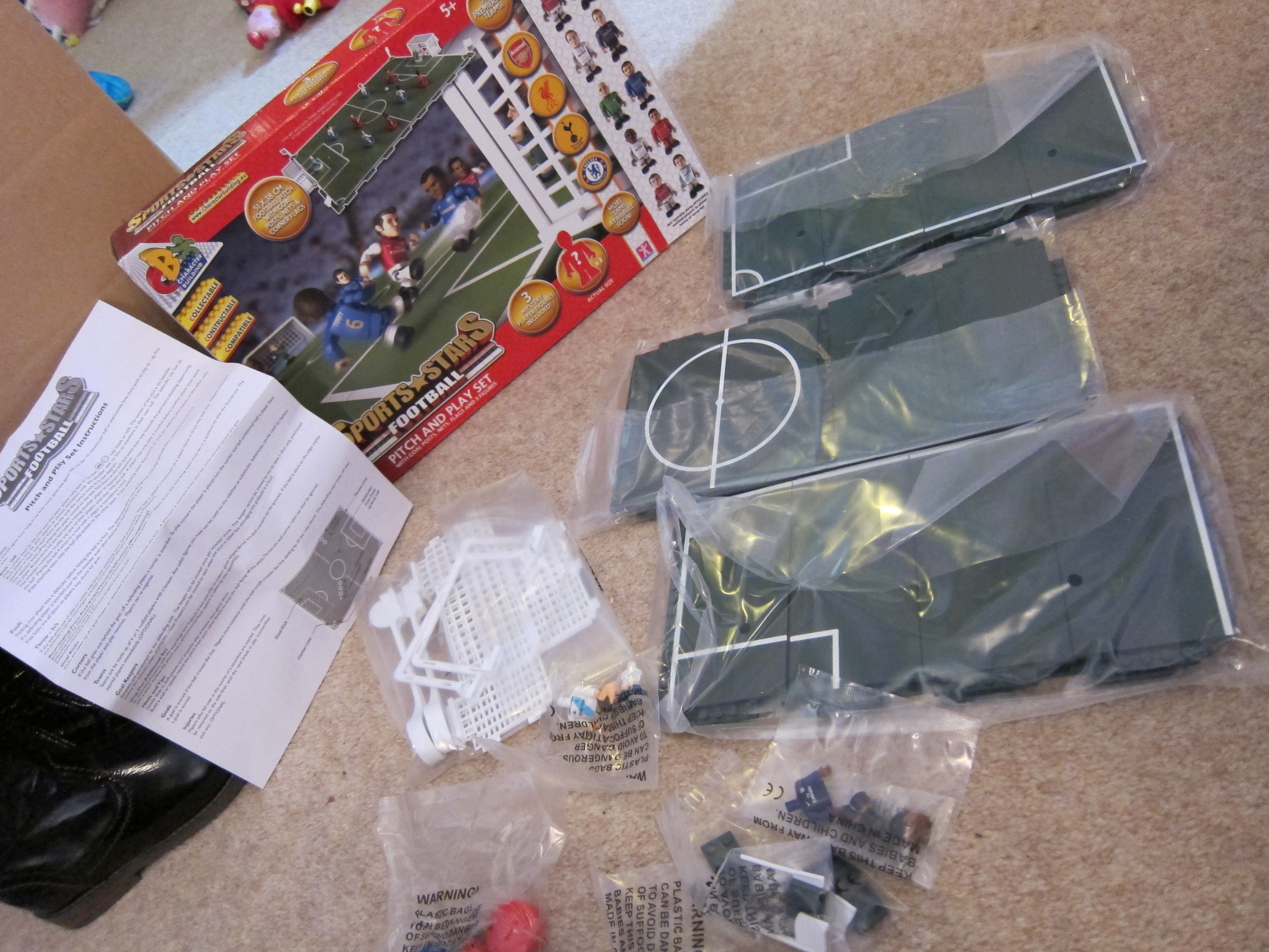 Character Building Sports Stars Pitch and Play Set Review - Cotswold Mum