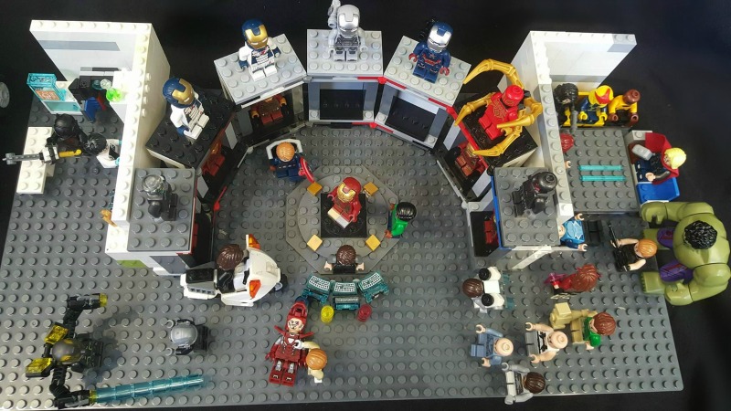 Creating Your Very Own LEGO Iron Man Hall Of Armoury. - Cotswold Mum