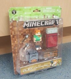 Minecraft Figure Alex Survival Pack Review - Cotswold Mum